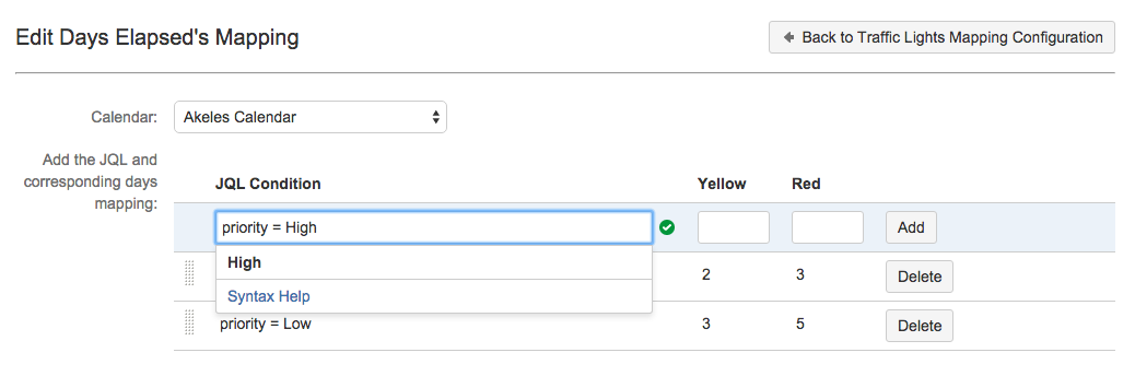 Configure Days Mapping | Akeles